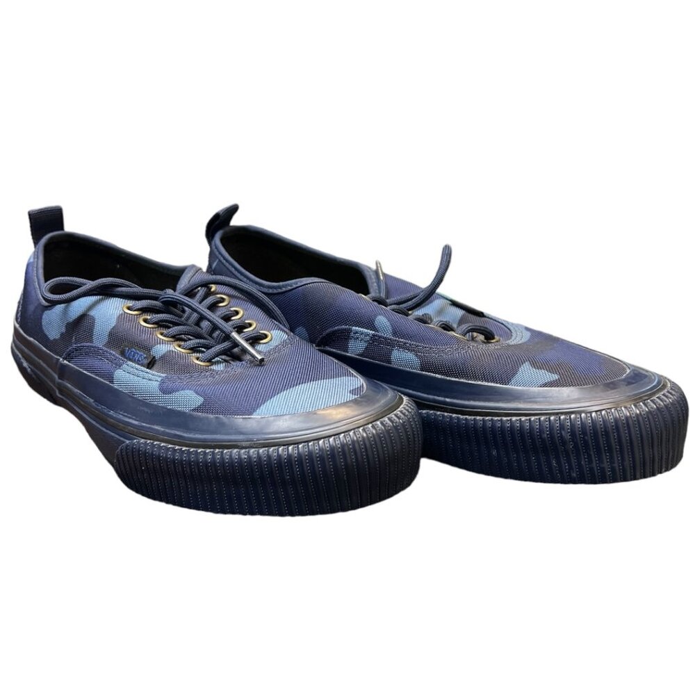 Vans Authentic Shoe Blue Camo Sample Shoes - Gem